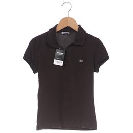 Lacoste Damen Poloshirt, braun, Gr. 38