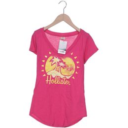 Hollister Damen T-Shirt, pink, Gr. 34