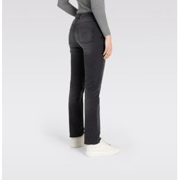 Slim-fit-Jeans MAC "DREAM" Gr. 34, Länge 30, schwarz (anthracit fancy wash) Damen Jeans sehr elastisches Material