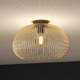 Eglo Deckenlampe Venezuela, Schirm aus goldenen Stäben