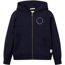 Tom Tailor Sweatjacke mit Kapuze navy 128 128 Sweatjacke von Tom Tailor