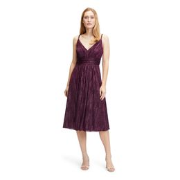 Abendkleid Vera Mont "Vera Mont im Glitzer-Look" Gr. 40, Normalgrößen, lila (shiny aubergine) Damen Kleider Edeljersey