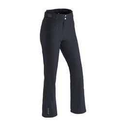 Skihose Maier Sports "Allissia slim" Gr. 18, Kurzgrößen, schwarz Damen Hosen Schneehose, wind- und wasserdicht, 2 RV-Taschen, Slim Fit