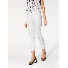 7/8-Jeans Heine Gr. 34, Normalgrößen, weiß Damen Jeans