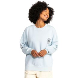 Sweatshirt Quiksilver "UNI OVERSIZED CREW" Gr. M, blau (skyway) Damen Sweatshirts