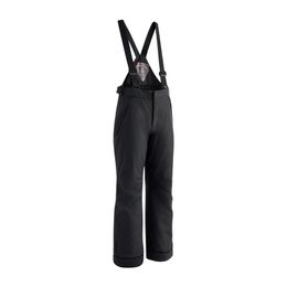 Skihose Maier Sports "Maxi reg" Gr. 140, Normalgrößen, schwarz Kinder Hosen Schneehose, wasserdicht atmungsaktiv, mitwachsend, Regular Fit