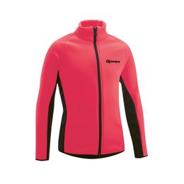 Fahrradjacke Gonso "Moritz" Gr. 128, pink (neonpink), Kinder, 100% Polyester, Jacken, Wasserabweisend, hohe Wärmeisolation, strapazierfähig