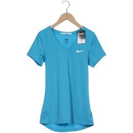 Nike Damen T-Shirt, blau, Gr. 38