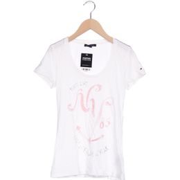 Tommy Hilfiger Damen T-Shirt, weiß, Gr. 34