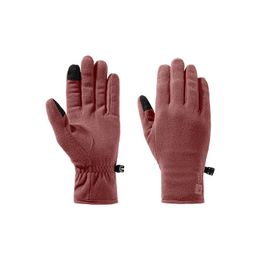 Jack Wolfskin Fleecehandschuhe »REAL STUFF GLOVE« mineral-red XL XL Leichte, warme Fleece-Handschuhe