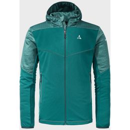 Schöffel SCHÖFFEL Fleecejacke »Fleece Hoody Svardalen M« mit Kapuze 6895 - grün 54 54 Hoher Feuchtigkeitstransport