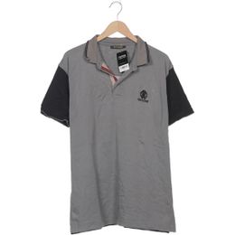 Roberto Cavalli Herren Poloshirt, grau, Gr. 54