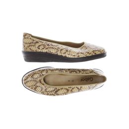 Gabor Damen Ballerinas, beige, Gr. 6