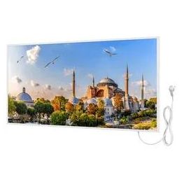 Bringer® Bild Infrarotheizung mit Rahmen - Istanbul, Türkei - 800 / mit Funk Thermostat und Fernbedienung
