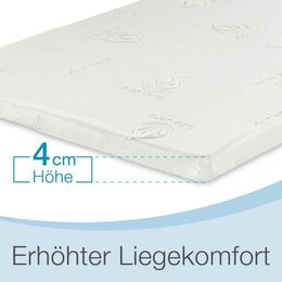 Aktivshop Bestschlaf Visko-Mineralschaum Matratzenauflage, 4 cm dick, 120x200 cm