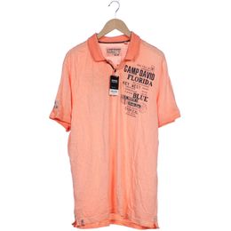 CAMP DAVID Herren Poloshirt, orange, Gr. 58