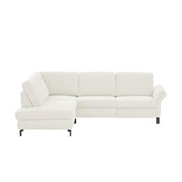 Max Schelling Ecksofa Flachgewebe Maximum Plus ¦ creme ¦ Maße (cm): B