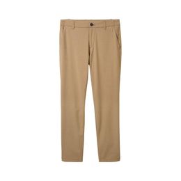 Tom Tailor Herren Regular Stretch Chino, braun, Uni, Gr. 32/32