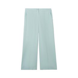 Tom Tailor Damen Culotte Hose, blau, Uni, Gr. 44/28