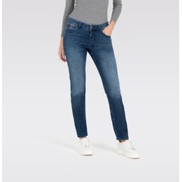 Slim-fit-Jeans MAC Gr. 40, Länge 30, blau (modern blue used) Damen Jeans