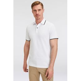 Poloshirt BOSS Orange "Passertip" Gr. L, weiß (100_white) Herren Shirts mit BOSS Logo-Badge