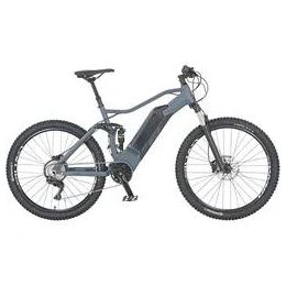 E-Bike Prophete "DICE 4.0" E-Bikes Gr. 48cm, 27,5 Zoll (69,85cm), grau (schwarz) Pedelec, Elektrofahrrad für Damen u. Herren, MTB