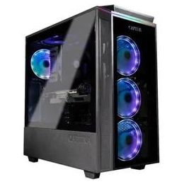 Captiva Gaming-PC "Advanced Gaming I67-301" Computer Gr. ohne Betriebssystem, 16 GB RAM 500 GB SSD, schwarz