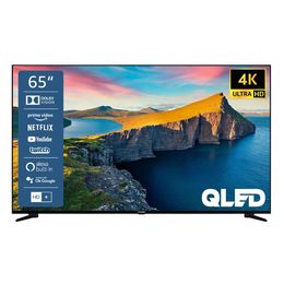 Telefunken QU65K800 65 Zoll QLED Fernseher/Smart TV(4K Ultra HD, HDR, Bluetooth) 6 Monate HD+ inkl.