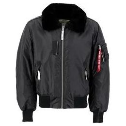 Bomberjacke Alpha Industries "Alpha Industries Men - Bomber Jackets Injector III" Gr. M, schwarz Herren Jacken