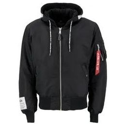 Bomberjacke Alpha Industries "Alpha Industries Men - Bomber Jackets MA-1 ZHP" Gr. 2 XL, schwarz Herren Jacken