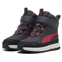 Stiefel Puma "Puma Evolve Puretex Jugendliche" Gr. 29, grau (galactic gray tart cherry black red) Kinder Schuhe