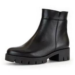 Stiefelette Gabor Gr. 38,5, schwarz Damen Schuhe Blockabsatz, Winterstiefel, Chunky-Boots mit Innenreißverschluss