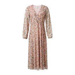 comma, comma casual identity Kleid Damen Größe 44 beige / pfirsich / schwarz Winterkleid