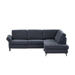 Max Schelling Ecksofa Flachgewebe Maximum Plus ¦ blau ¦ Maße (cm): B: