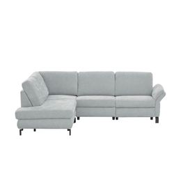 Max Schelling Ecksofa Flachgewebe Maximum Plus ¦ blau ¦ Maße (cm): B: