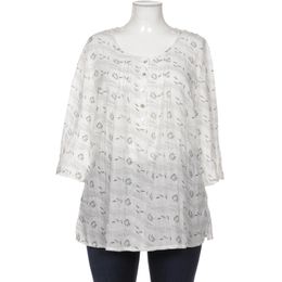 Ulla Popken Damen Bluse, weiß, Gr. 42