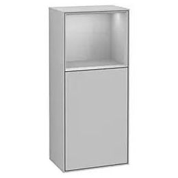 Villeroy & Boch Villeroy und Boch Finion Seitenschrank G500GJGJ 41,8x93,6cm, links, Emotion, Regal oben Light grey matt, Light grey matt