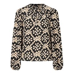 More & More MORE & MORE Bluse Damen Größe M/L honig / puder / schwarz