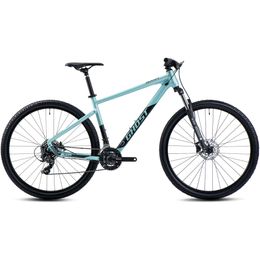 Mountainbike GHOST "Kato AL" Fahrräder Gr. 44cm, 27,5 Zoll (69,85cm), grün (mint-schwarz) für Damen und Herren, Kettenschaltung