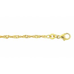 Adelia´s ADELIA ́S Damen Goldarmband "Damen Goldschmuck 333 Gold Singapur Armband 18,5 cm", 18,5, Gold, gold, Gold, Armbänder, 18,5 cm 333 Gold Goldschmuck für