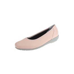 Natural Feet Damen Ballerina "Johanna", Gr. 38, rosa, Leder, Schuhe, mit Komfortweite