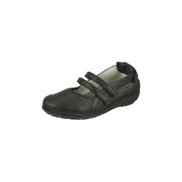 Natural Feet Damen Ballerina "Ballerina Juliane", Gr. 41, schwarz, Leder, Schuhe, mit angenehm weiter Passform