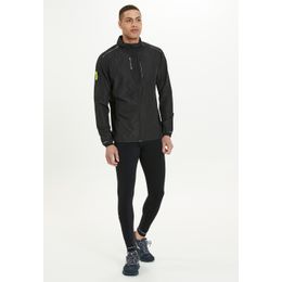 ELITE LAB Herren Laufjacke "Shell Heat X1 Elite", schwarz, Gr. XXL, mehrfarbig, 100% Polyester, Jacken, mit wind- und wasserdichter Funktion