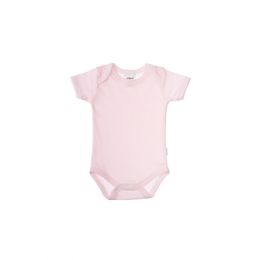 Liliput Jungen Kurzarmbody "Rosa Gestreift", Gr. 50, rosa, 100% Baumwolle, gestreift, Bodys, mit praktischen Druckkn&ouml;pfen