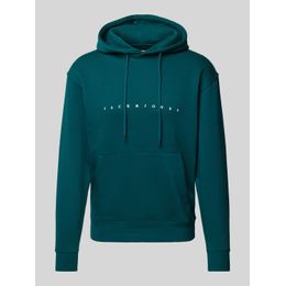 Jack & Jones Hoodie mit Label-Print