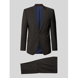 Roy Robson Slim Fit Anzug aus Schurwoll-Mix mit Pin am Revers