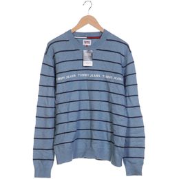 Tommy Jeans Herren Pullover, blau, Gr. 54