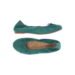 Gabor Damen Ballerinas, grün, Gr. 3.5