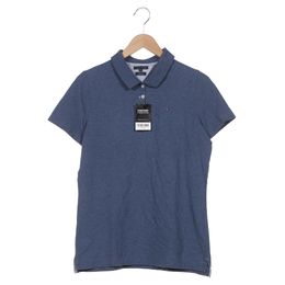 Tommy Hilfiger Damen Poloshirt, blau, Gr. 44