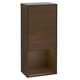 Villeroy & Boch Villeroy und Boch Finion Seitenschrank G550GNGN 41,8cm, rechts, Emotion, Regal unten Walnut veneer, Walnut veneer